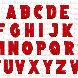 Juneteenth Alphabet Letters 78 Png Files Sublimation Design Bundle ...