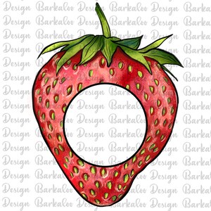 Custom Strawberry Png Sublimation Design Bundle, Hand Drawn Strawberry ...