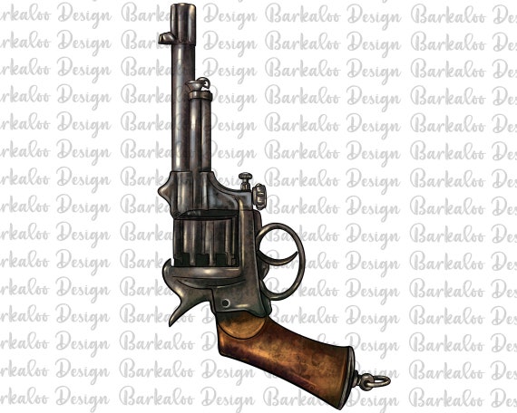 Revolver Png Sublimation Design Pistol Png Antique Revolver | Etsy