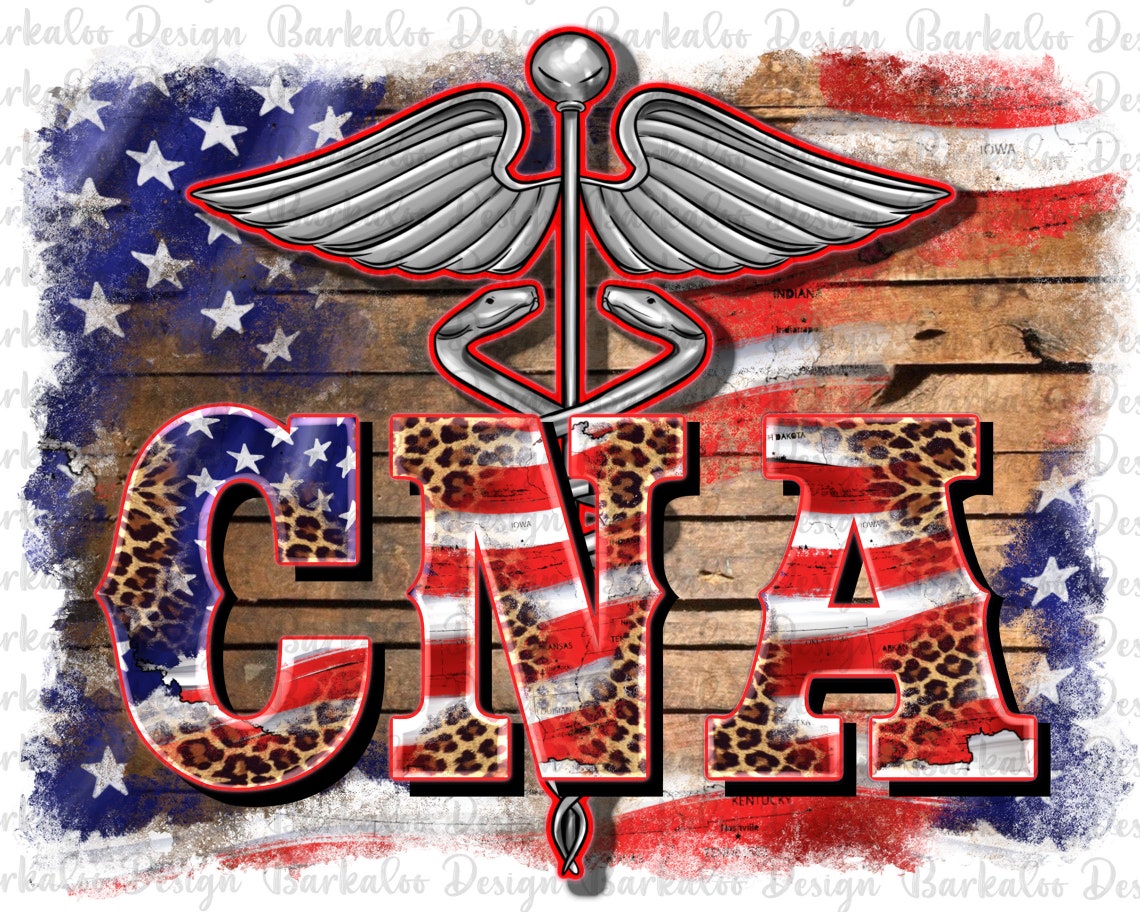 Patriotic CNA Certified Nursing Assistant Png Sublimation - Etsy