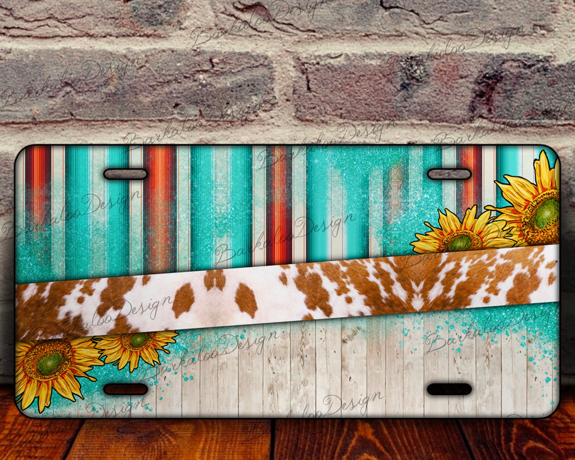 Western License Plate Sublimation Design License Plate - Etsy UK