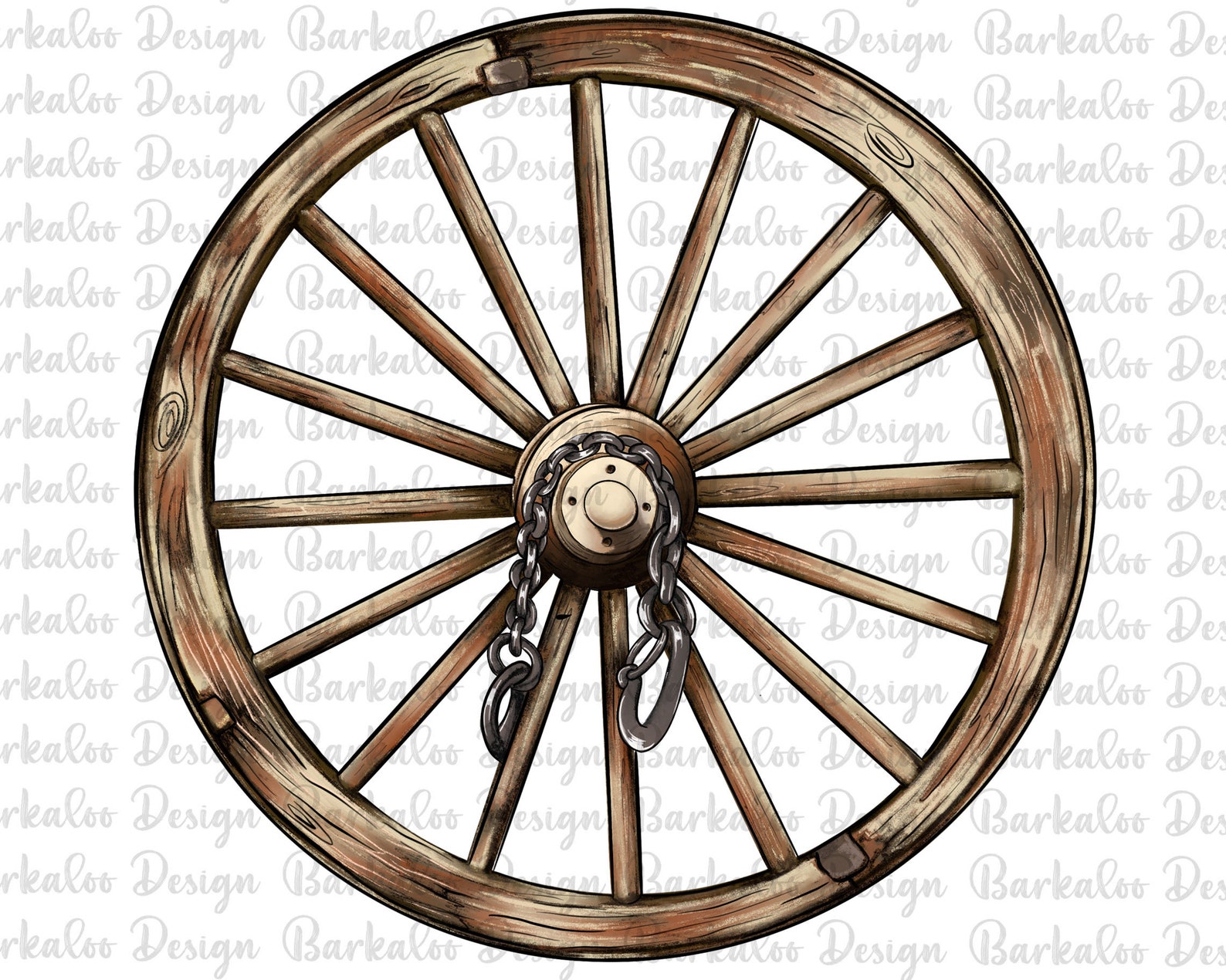 Wagon Wheel Png Sublimation Design Western Wheel Png Country | Etsy