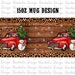 Merry Christmas Truck Mug Merry Christmas Truck Cup Coaster - Etsy