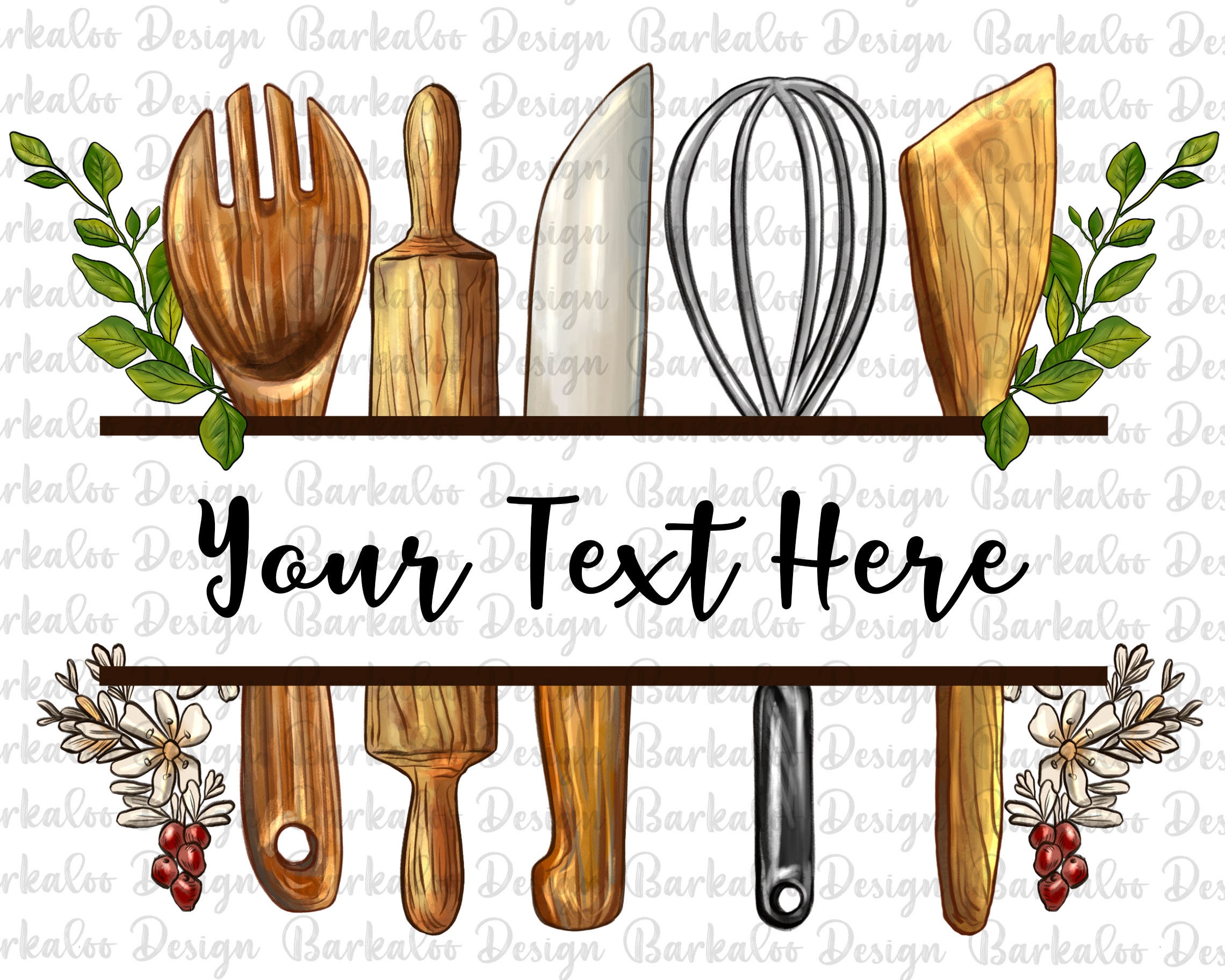 Customize Kitchen Tools Png Sublimation Design Personalized - Etsy