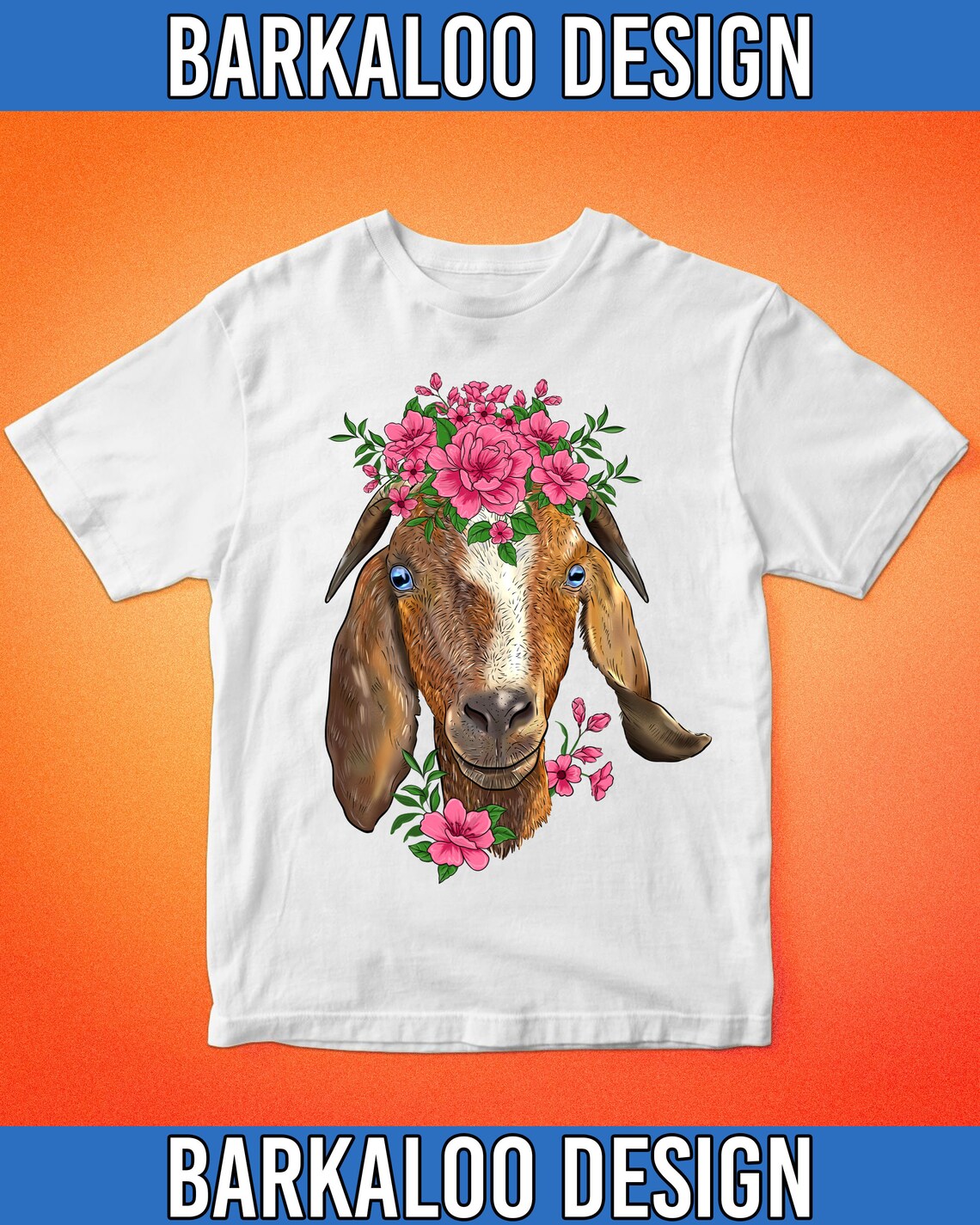 Floral Boer Goat Png Sublimation Design Hand Drawn Boer Goat - Etsy