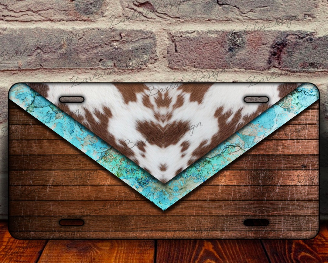 Turquoise Wood Barn License Plate Png Design,license Plate Sublimation ...