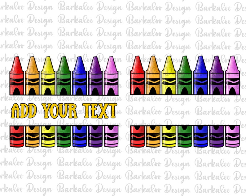 Customize Crayons Png Sublimation Design Personalized Crayons - Etsy
