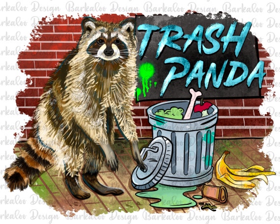 Raccoon Trash Panda Png Sublimation Design Raccoon Png Trash | Etsy