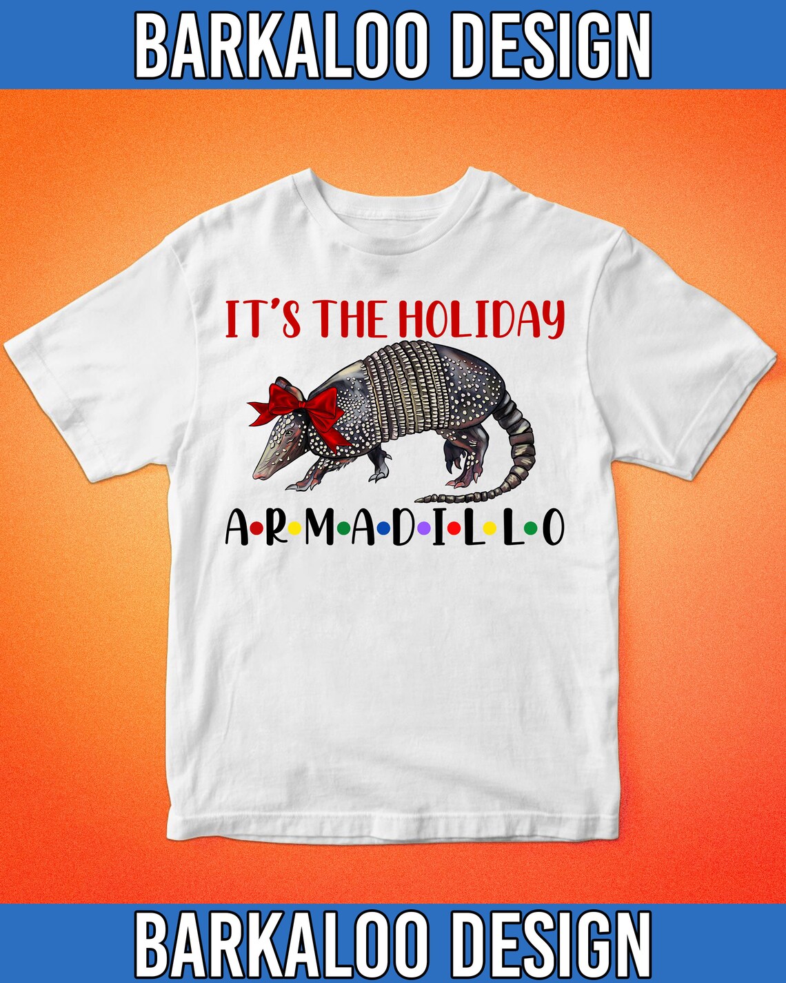 It's the Holiday Armadillo Png Sublimation Design Merry - Etsy