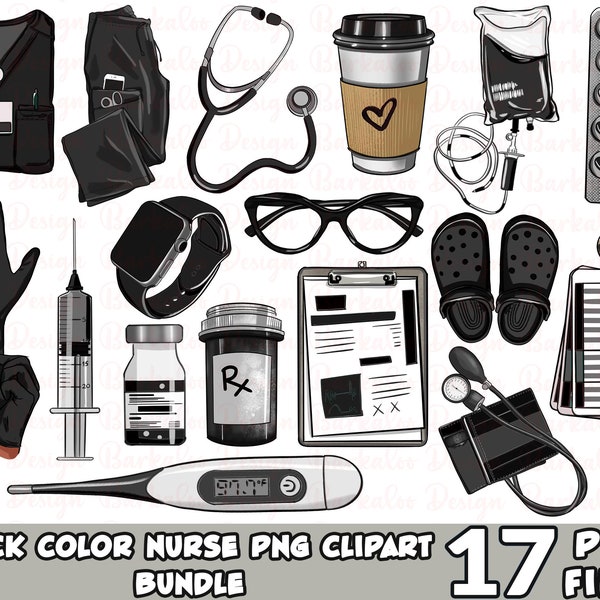 Nurse Clipart - Etsy