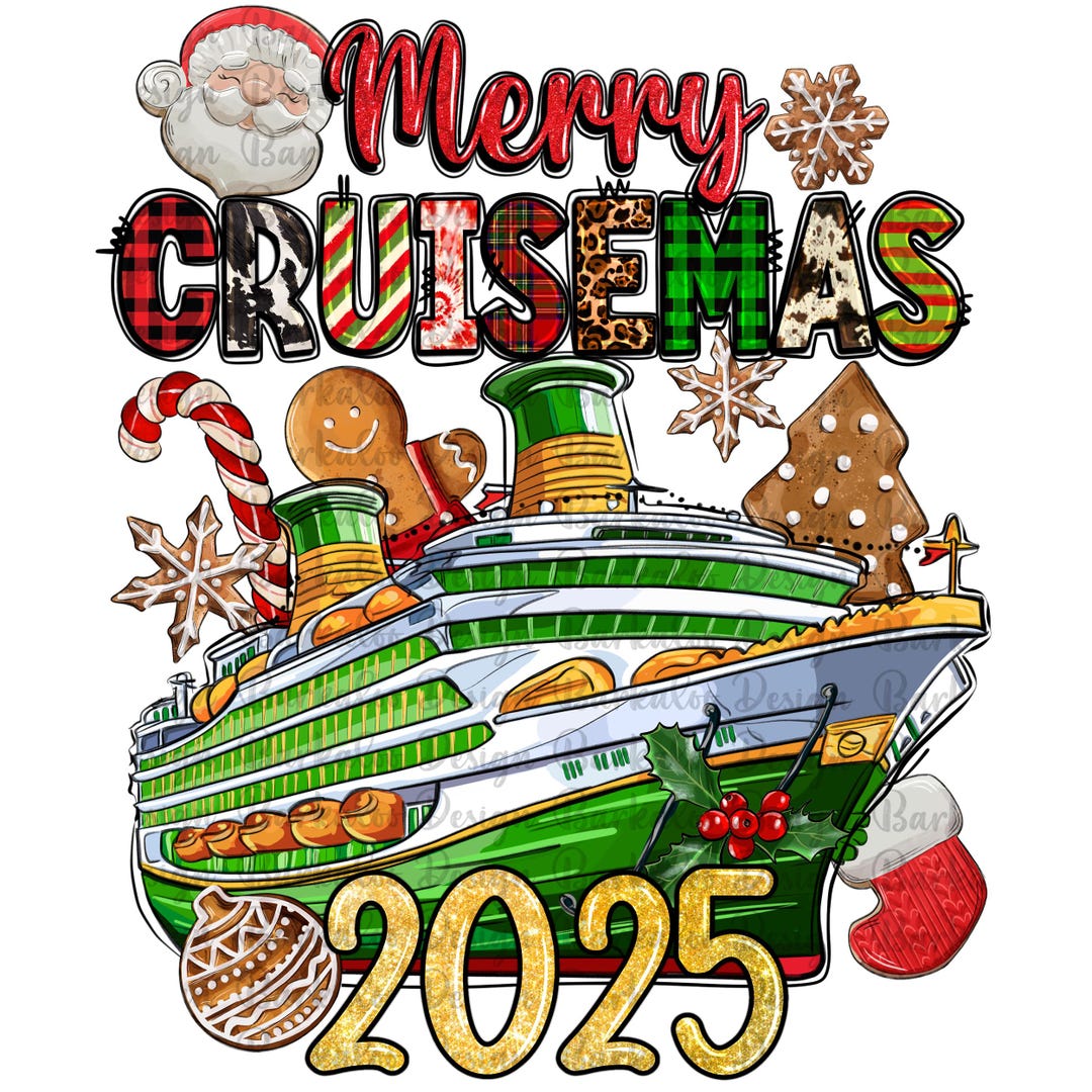 Merry Cruisemas 2025 Png Sublimation Design Download, Merry Christmas ...