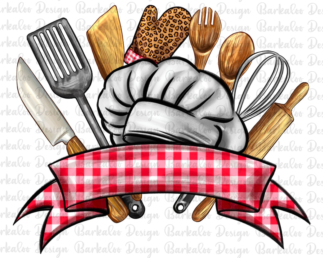 Chef Tools Png Sublimation Design, Cooking Tools Png, Cuisine Png ...