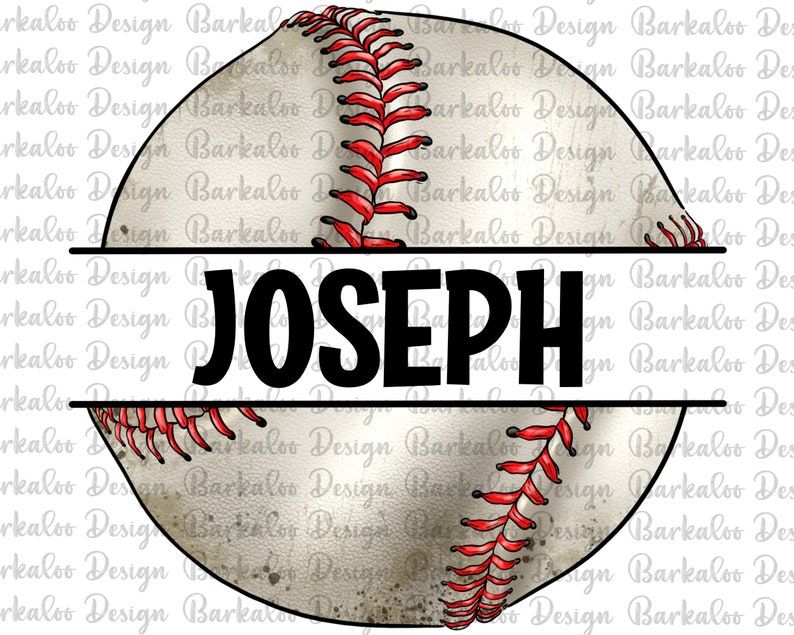 Customize Sport Ball Png Sublimation Design Baseball Name - Etsy