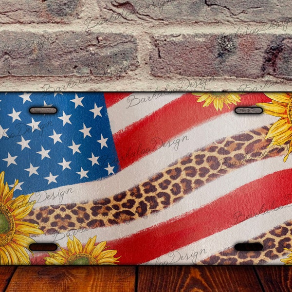 Chevron License Plate - Etsy