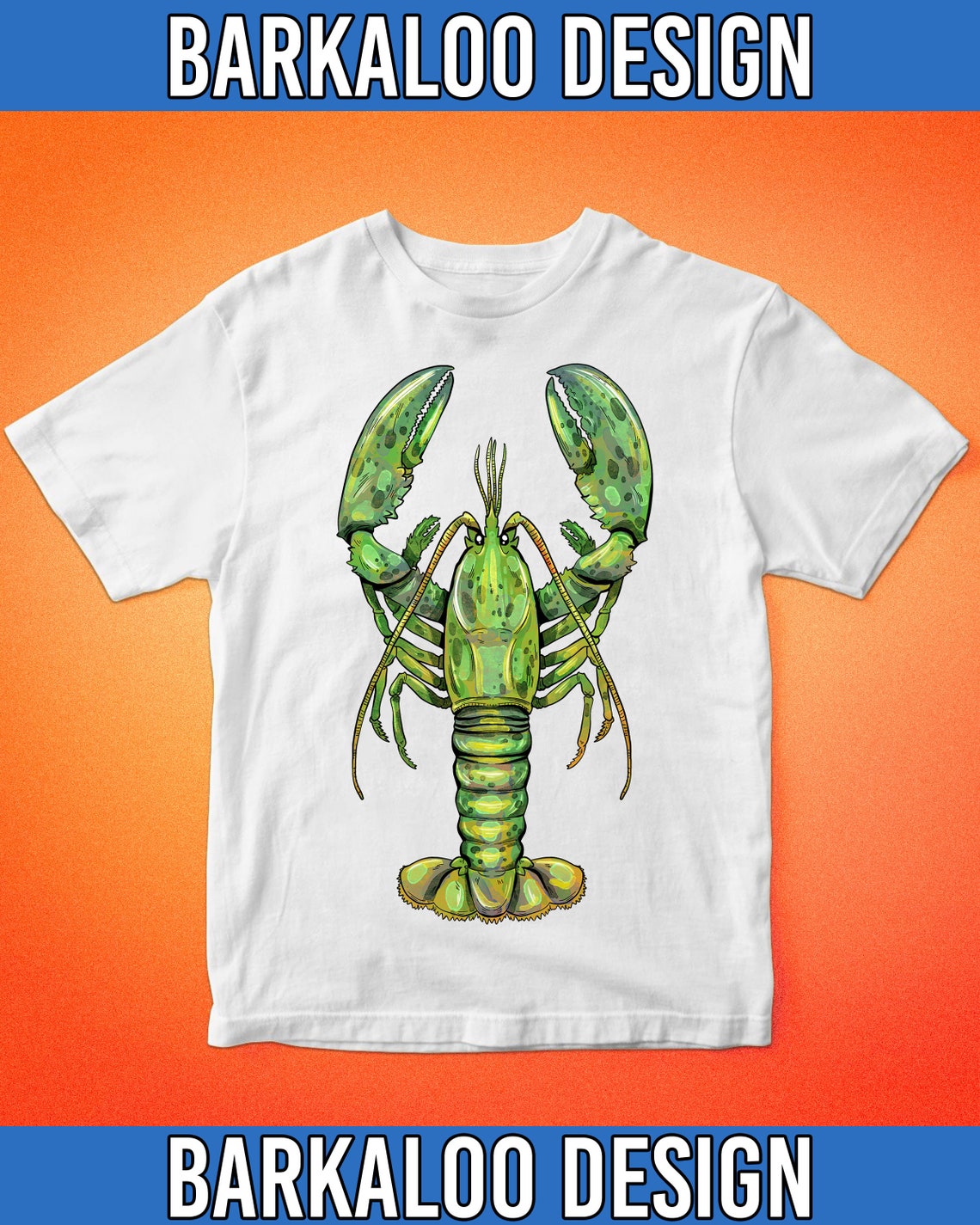 Green Lobster Png Sublimation Design Hand Drawn Lobster Png - Etsy