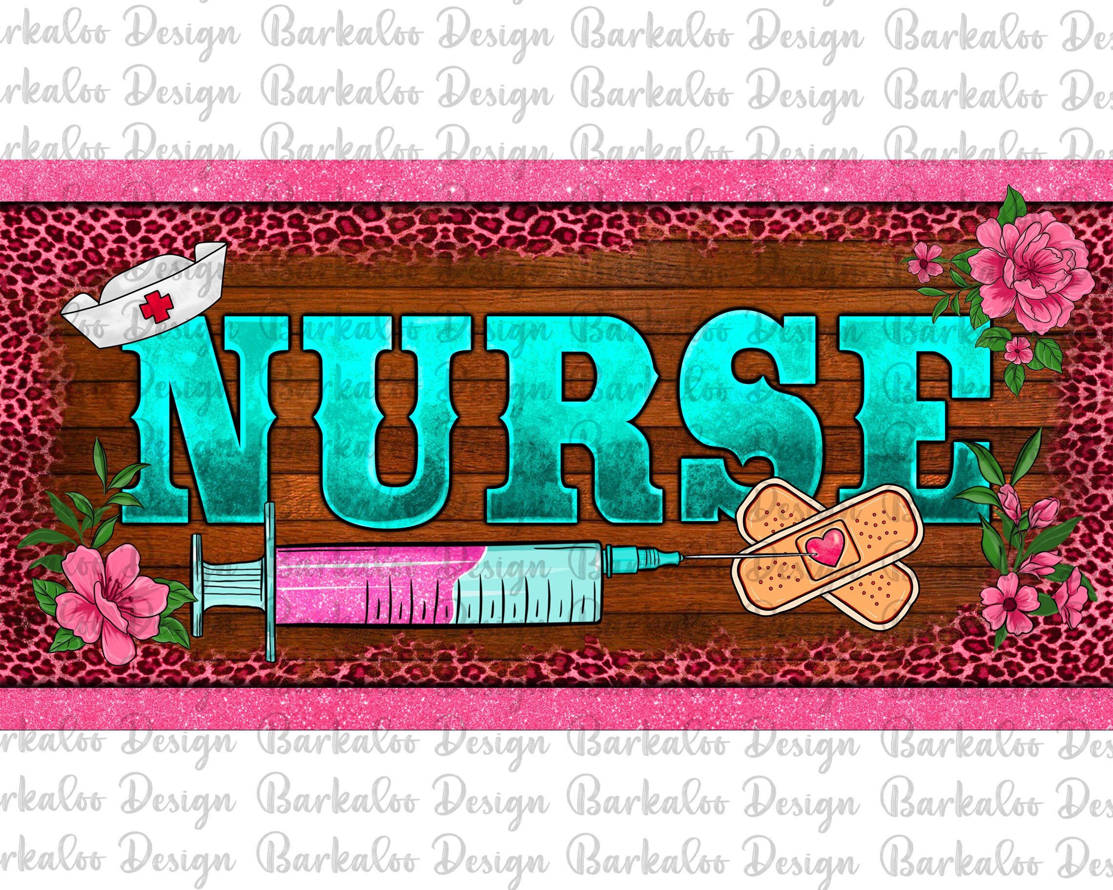Western Nurse and Needle License Plate Sublimation | Etsy
