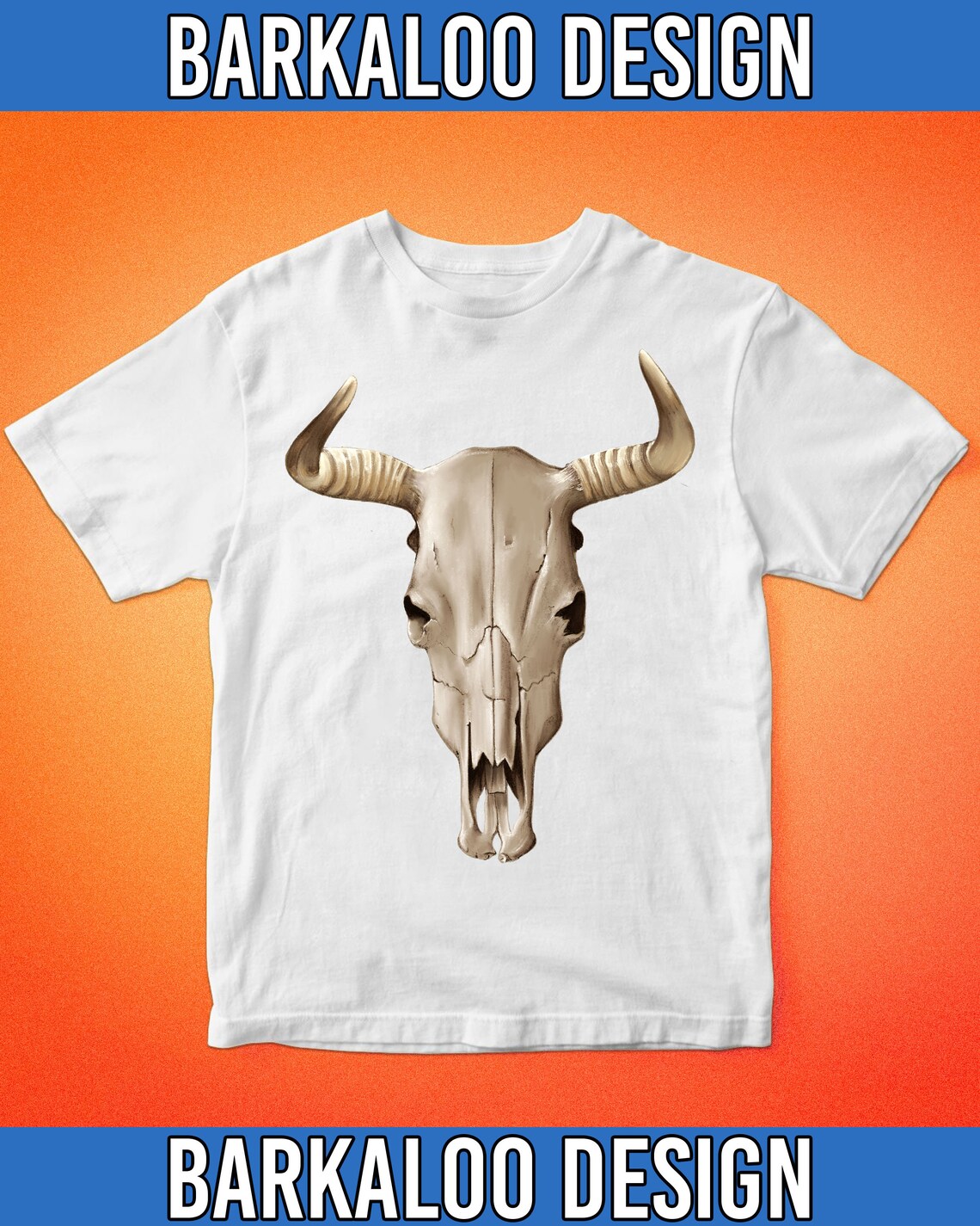 Bull Skull Png Sublimation Design Western Bull Skull Png - Etsy