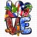 Love Puerto Rico Png Sublimation Design Download, Puerto Rico Flag Png ...