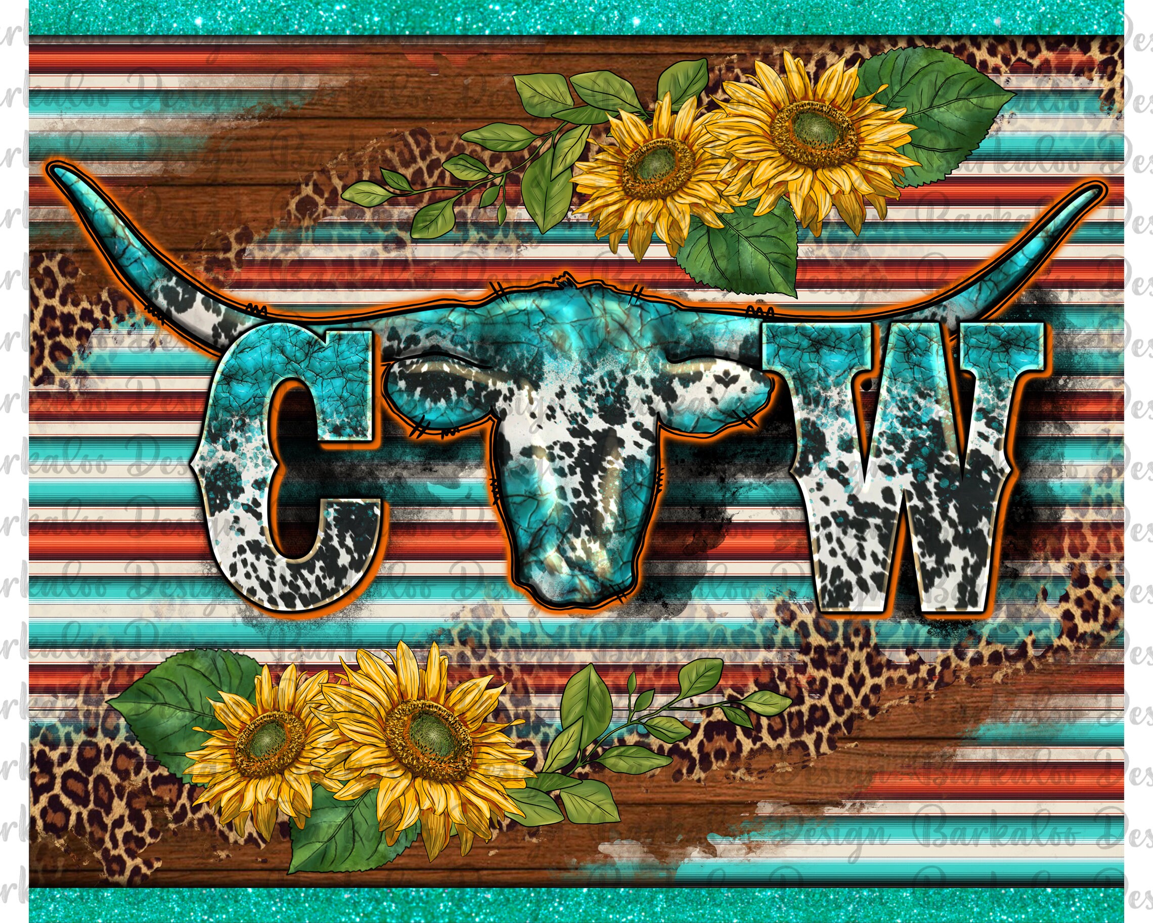 Western Serape Cow Mouse Pad Png Sublimation Design Western | Etsy