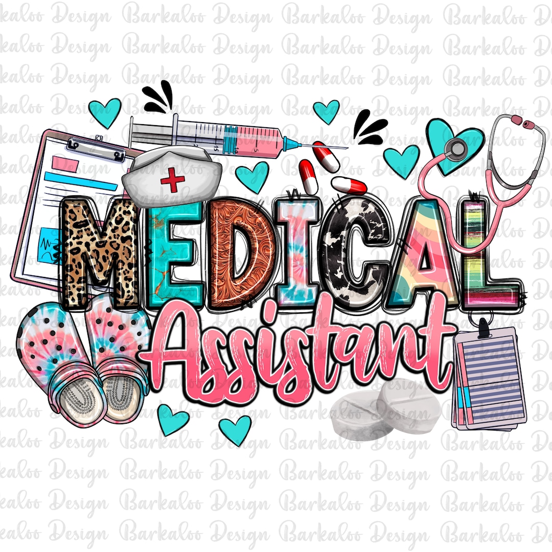 Medical Assistant Png Sublimation Design Download, MA Nurse Png, Nurse ...