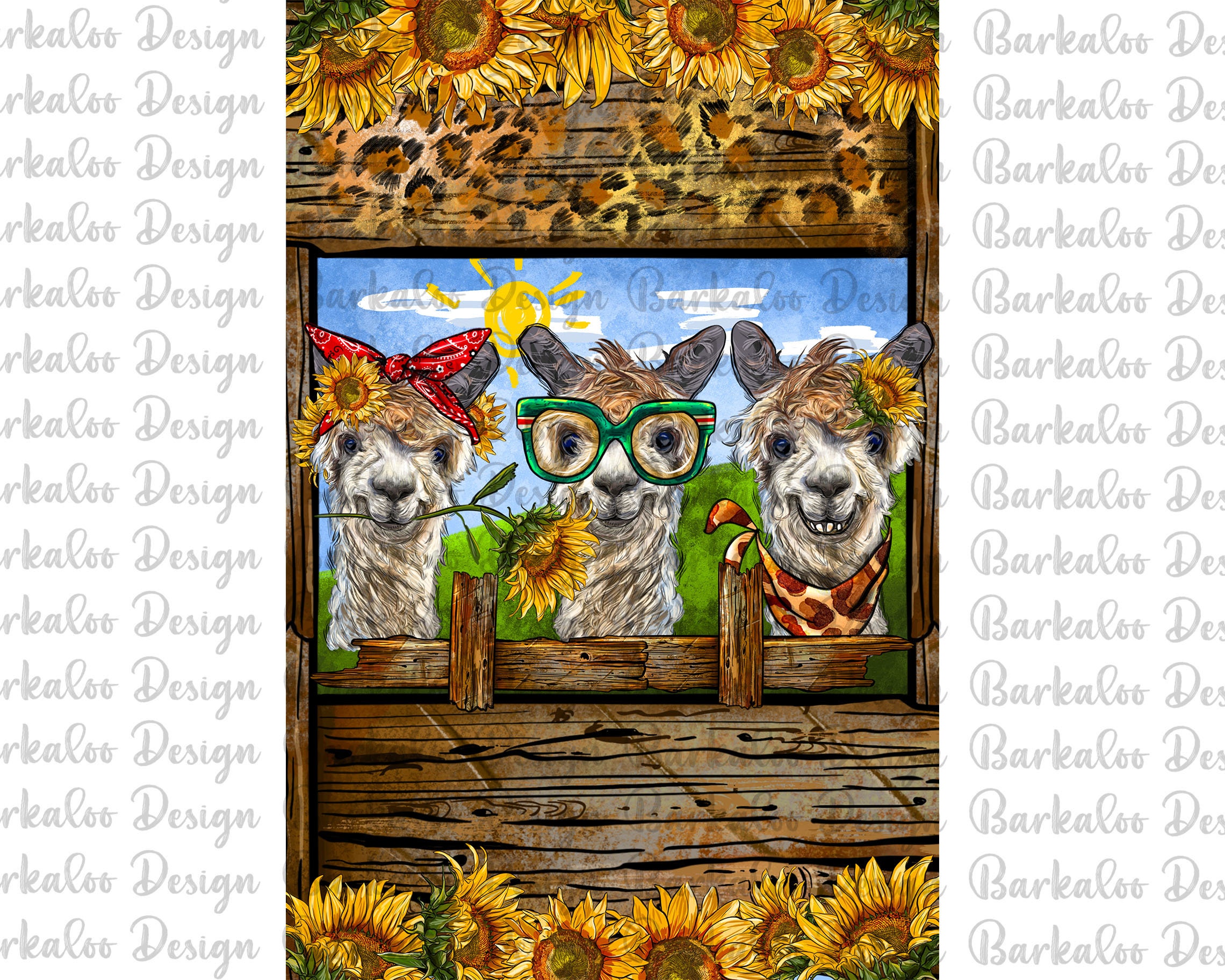 Customize Alpacas Garden Flag Png Sublimation Design, Western ...