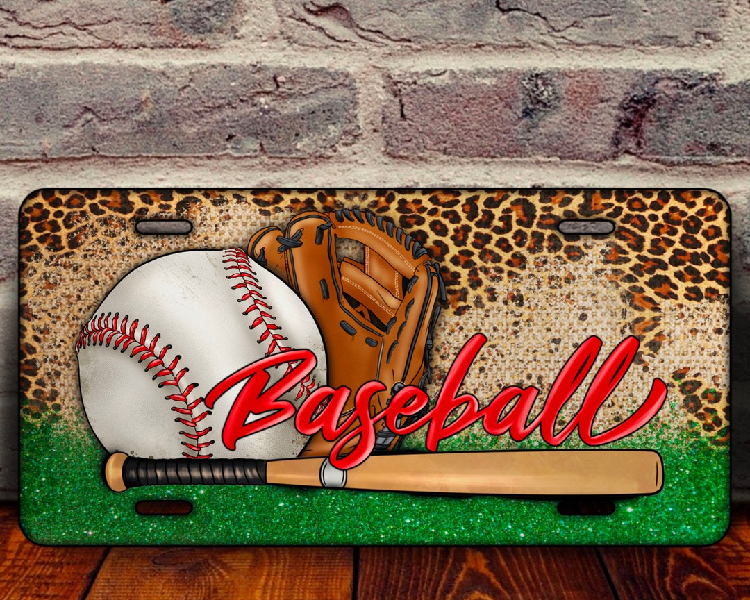Western Baseball Png Sublimation License Plate Design, Baseball License ...