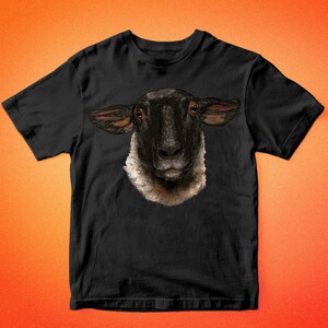 Suffolk Ewe Head Png Sublimation Design,suffolk Png,western Ewe Png ...