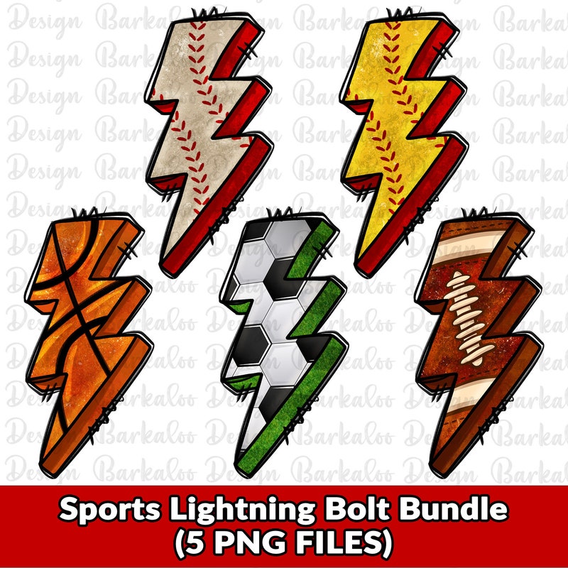 Game Day Lightning Bolt - Etsy