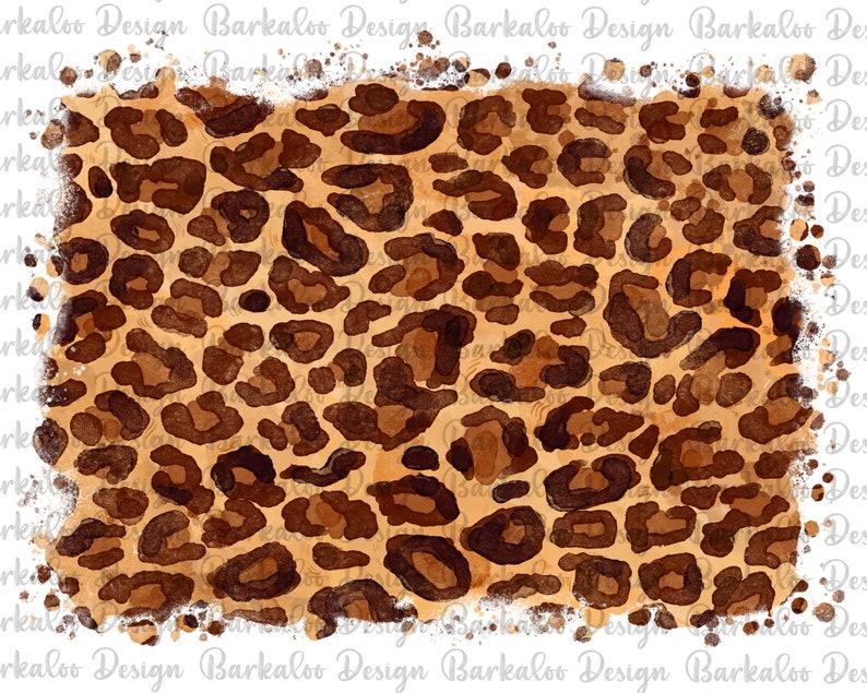 Western Leopard Background Png Sublimation Design Western - Etsy