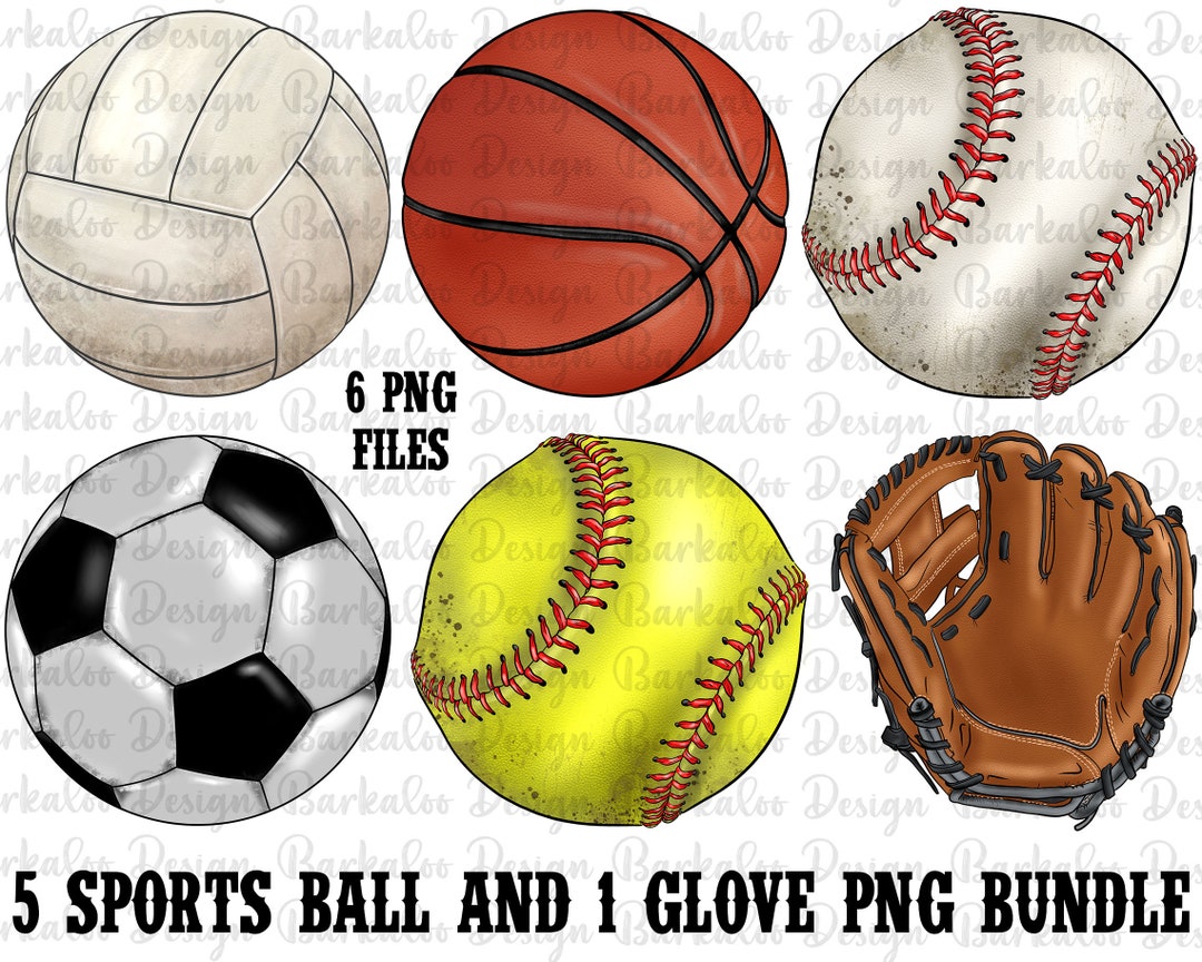 Sports Ball PNG Sublimation Design Bundle, Sports Ball Png, Basketball ...
