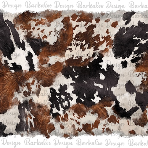 Western Cowhide Background Png Sublimation Design Western - Etsy