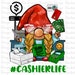 Cashier Life Gnome Png Sublimation Design, Hand Drawn Gnome Png, Gnome ...