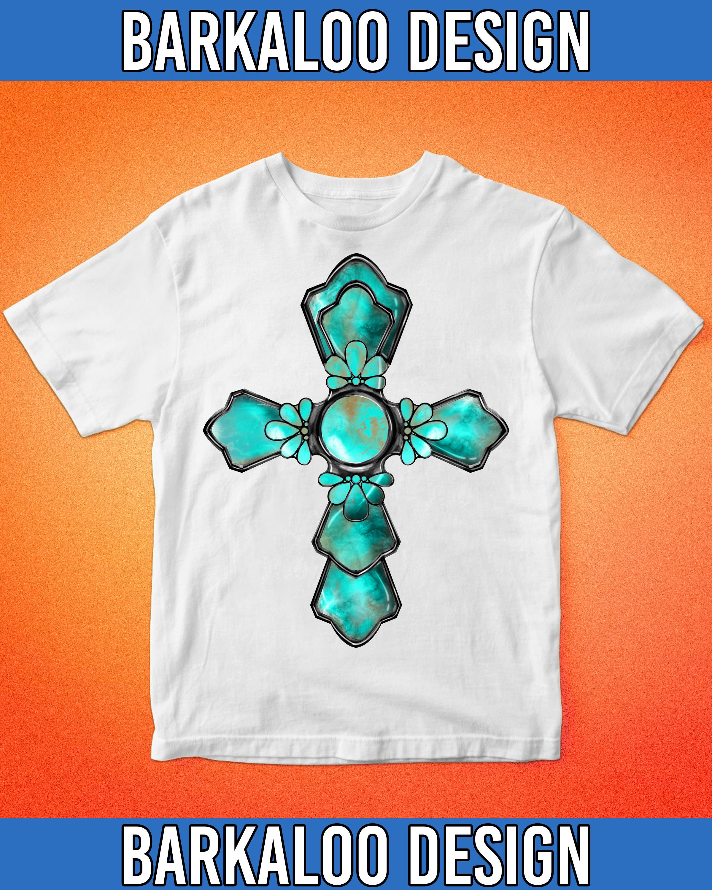 Turquoise Cross Clipart