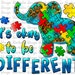 It's Okay to Be Different Elephant Autism Awareness Png Sublimation ...