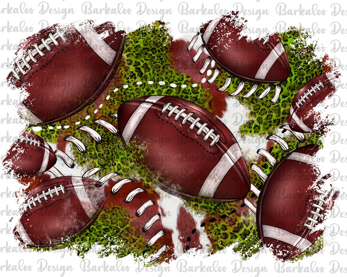 Western Football Background Png Sublimation Design Wester - Etsy