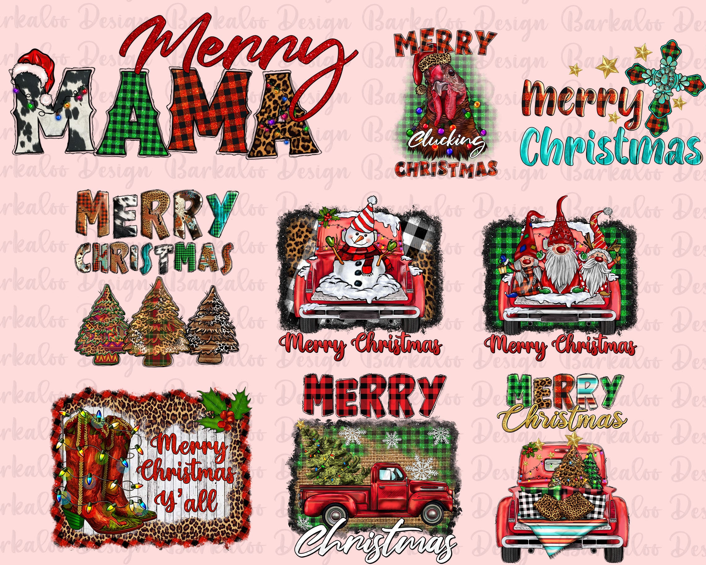MEGA Christmas Bundle 109 PNG Files Christmas Bundle Png - Etsy