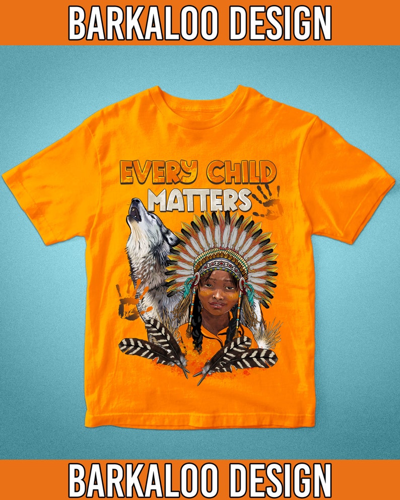 Every Child Matters Child and Wolf Png Sublimation Design - Etsy
