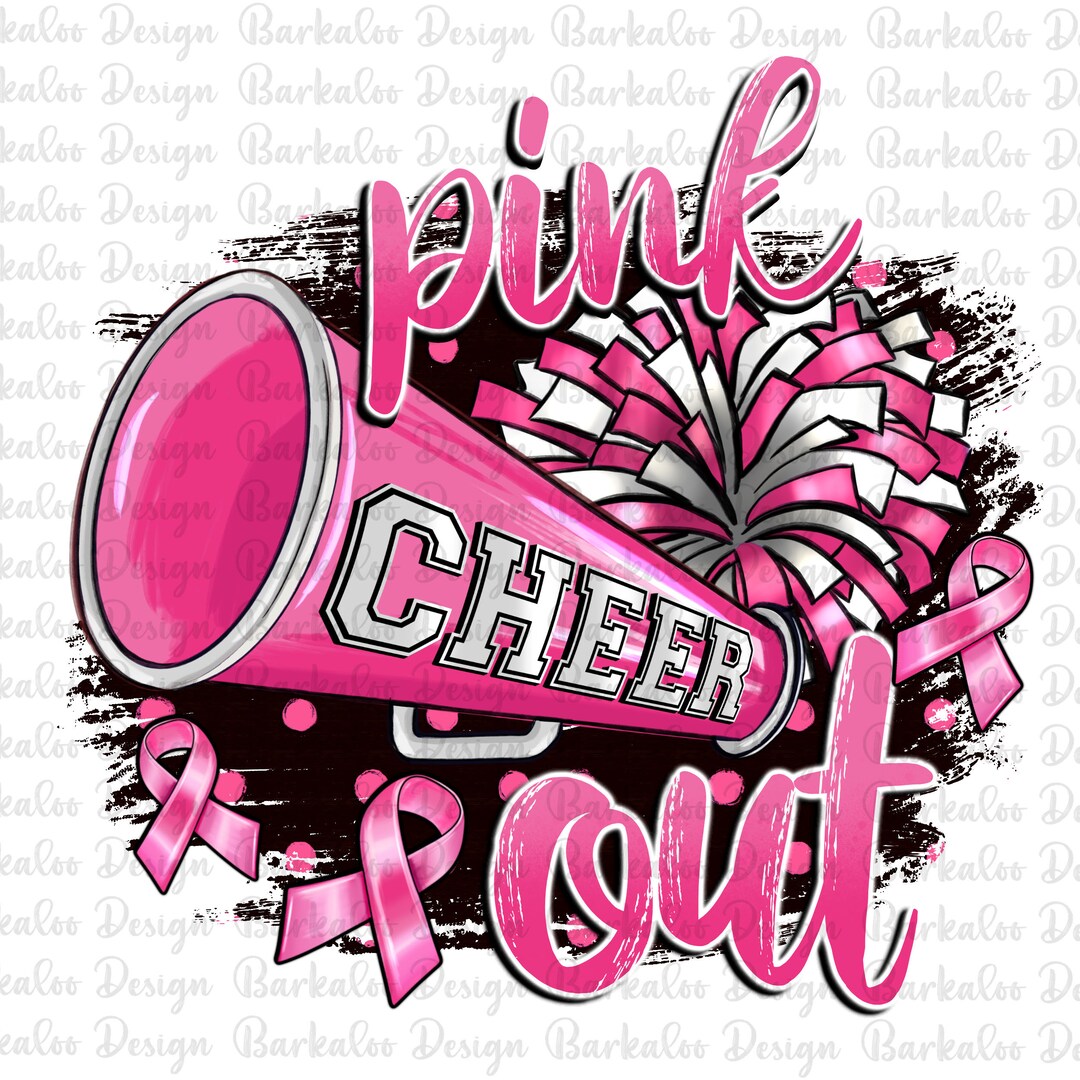 Pink Out Png Sublimation Design Download, Cheer Life Png, Cancer ...
