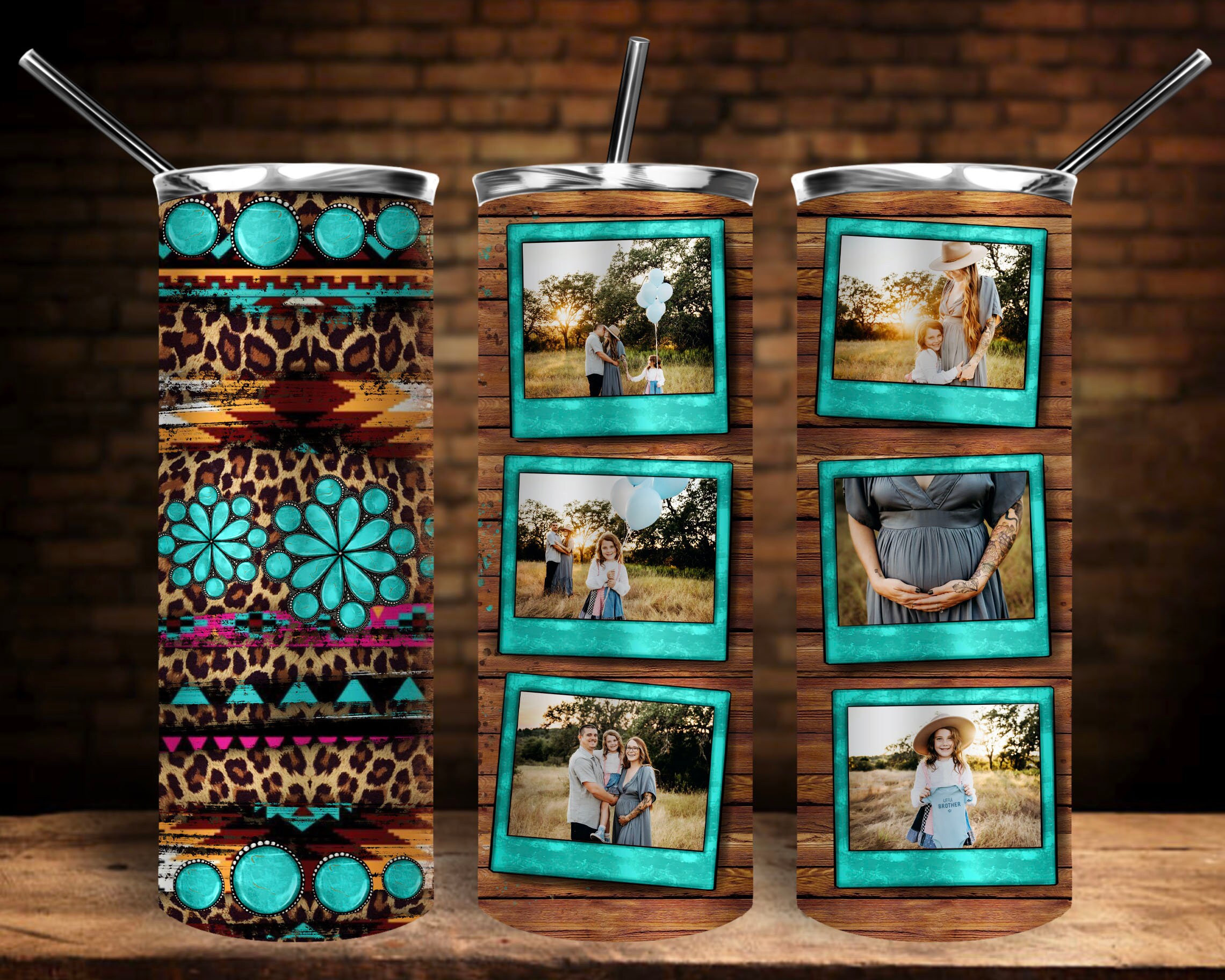 Western Aztec Pattern Custom Tumbler Png Sublimation Design - Etsy