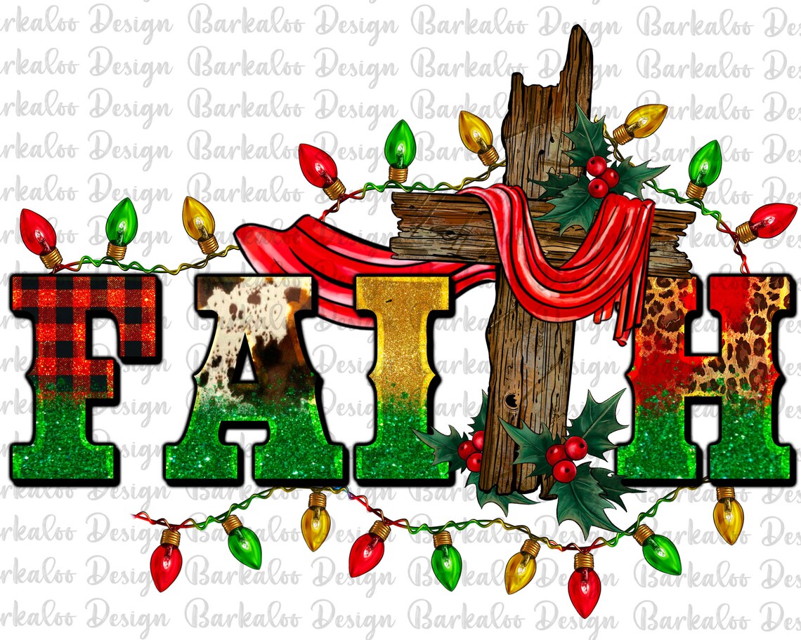 Christmas Faith Png Sublimation Design Christmas Png Merry - Etsy