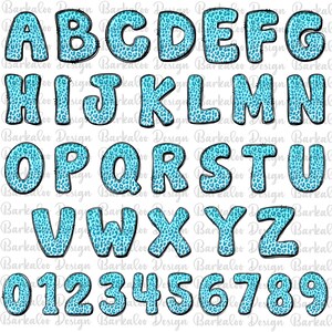 Winter Alphabet Png Files Bundle, Winter Doodle Letters Png, Winter ...