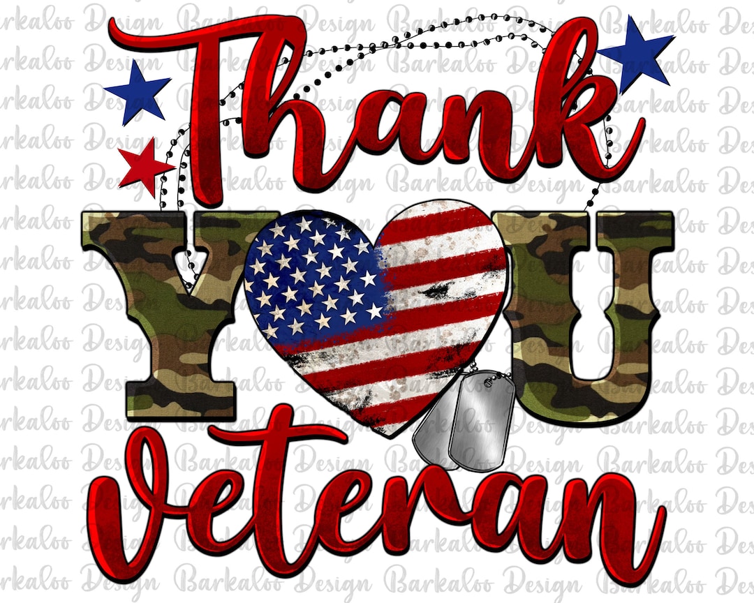 Thank You Veteran Png Sublimation Design, Veteran Png,independence Day ...