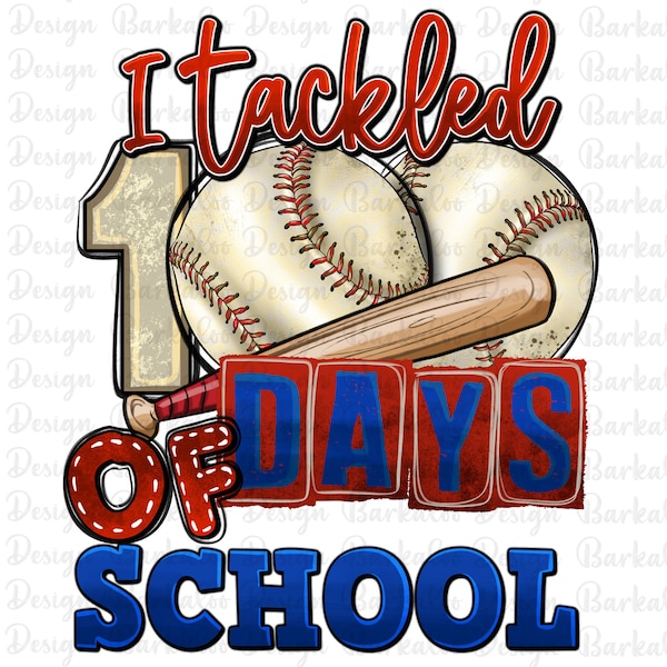 Baseball 100 Days Png - Etsy