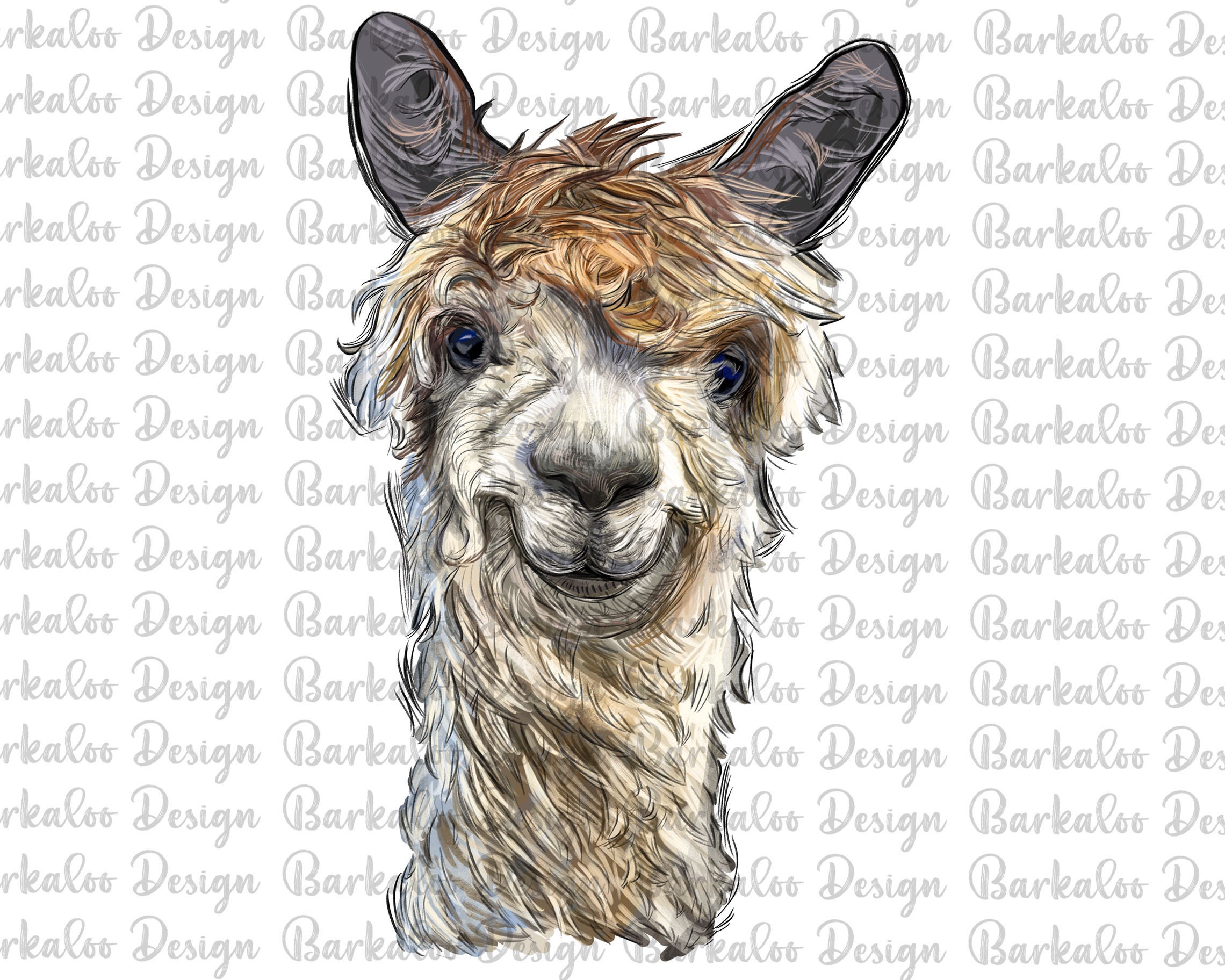 Alpaka Png Sublimation Design, Alpaka Png, Alpaka Kopf Png ...