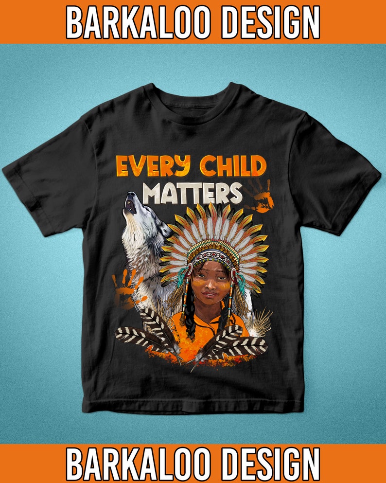Every Child Matters Child and Wolf Png Sublimation Design - Etsy