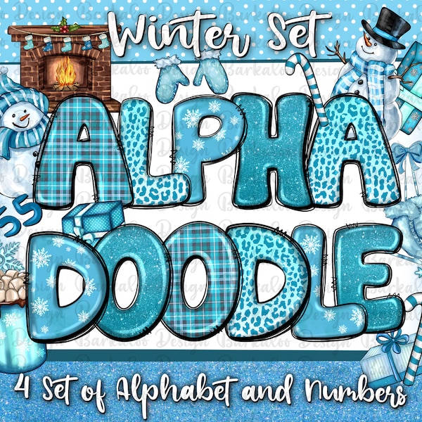 Doodle Letters - Etsy