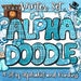 Winter Alphabet Png Files Bundle, Winter Doodle Letters Png, Winter ...