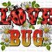 Ladybug Love Bug Png Sublimation Design, Ladybug Love Png, Daisy ...