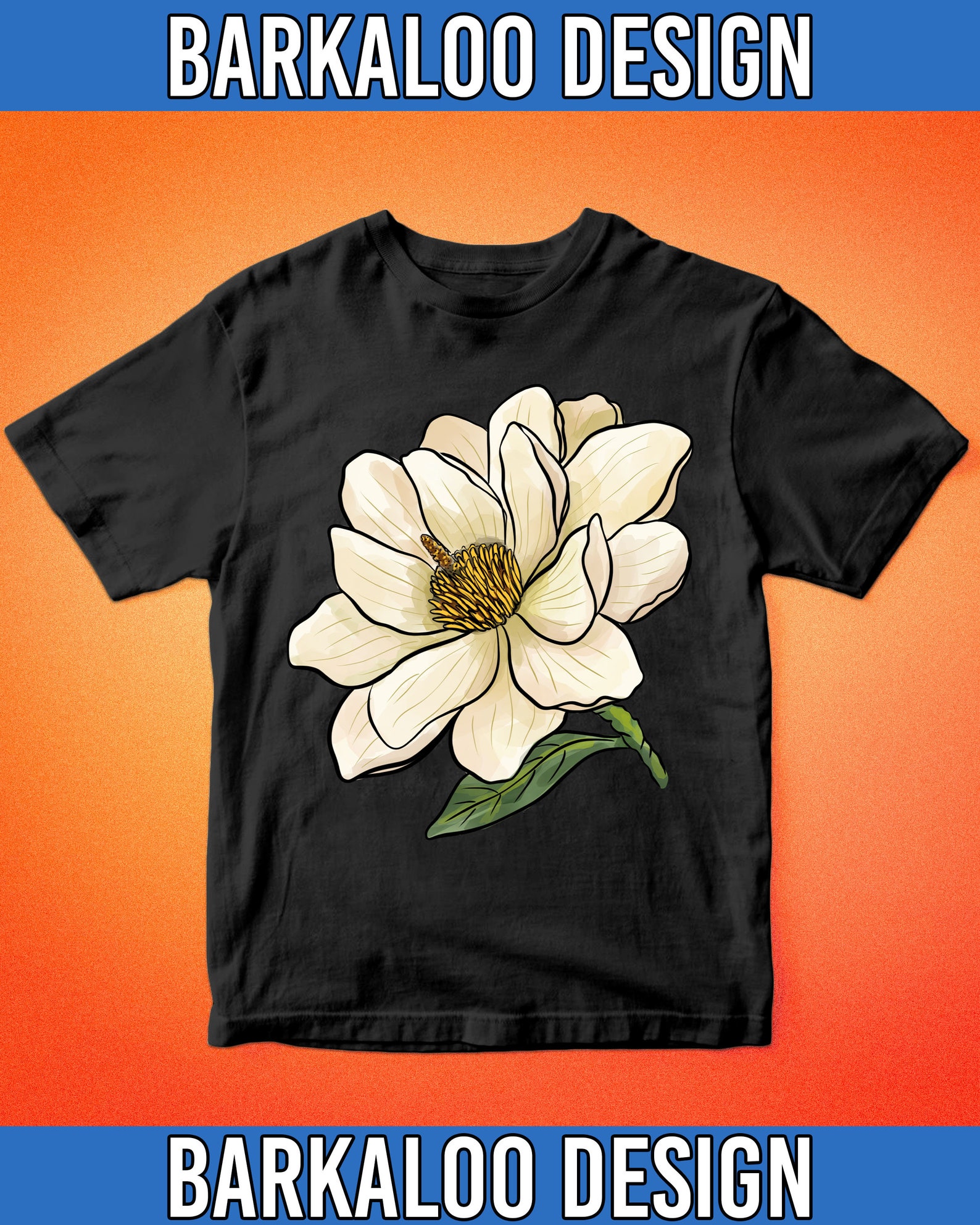 Magnolia Design Png Hand Drawn Magnolia Png Magnolia Clipart - Etsy