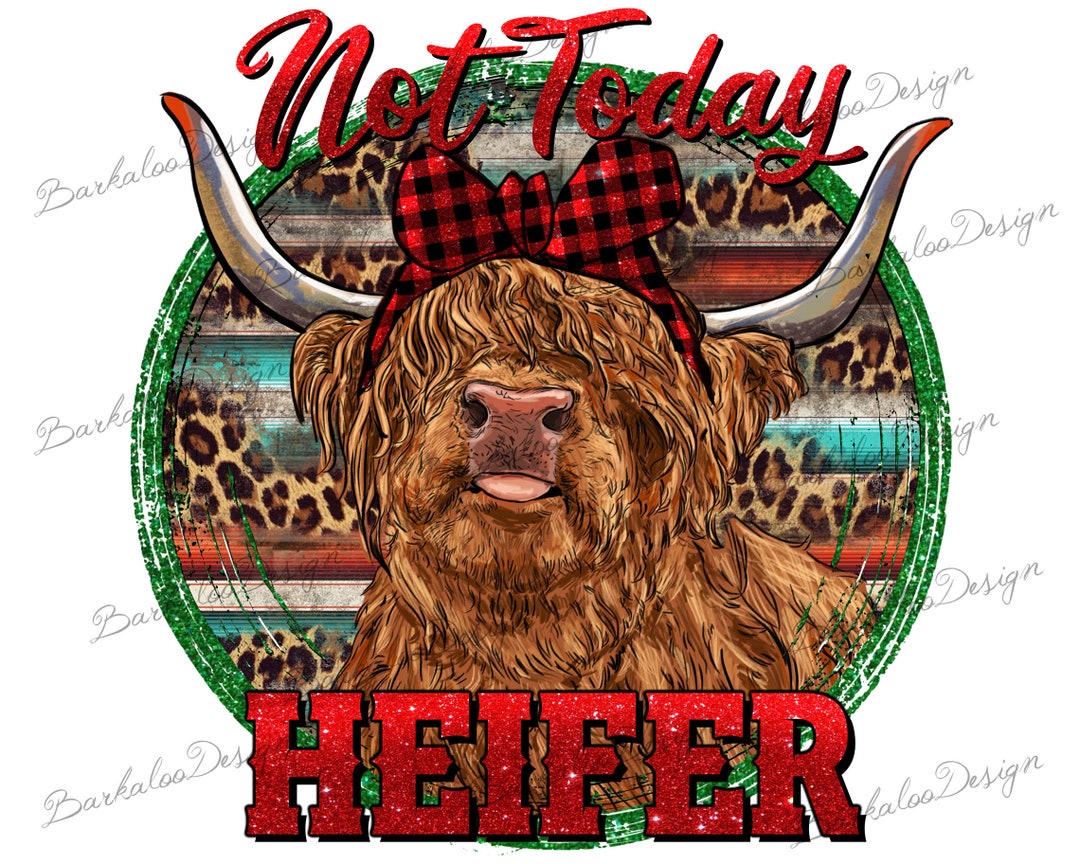 Leopard Serape Background Highland Cow PNG Sublimation Design, Highland ...